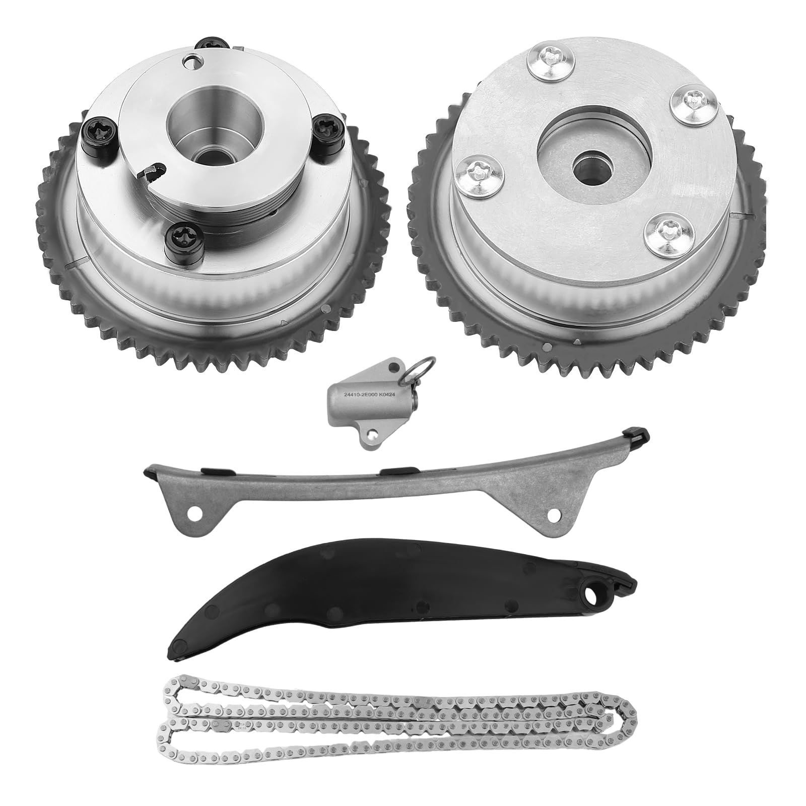 JDMON Timing Chain Kit with Intake & Exhaust VVT Gear Sprocket Compatible with Hyundai Elantra ...