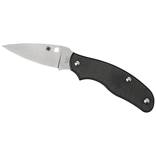 Spyderco Spy-DK Lightweight Non-Locking Notch Joint Plain Edge Knife ...