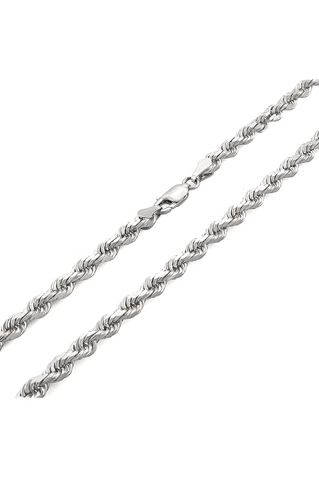 Men's 14k Gold Stamped Rope Chain 24 Inches - munimoro.gob.pe