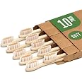Amazon.com : VIVAGO Biodegradable Bamboo Toothbrushes 10 Pack - BPA ...