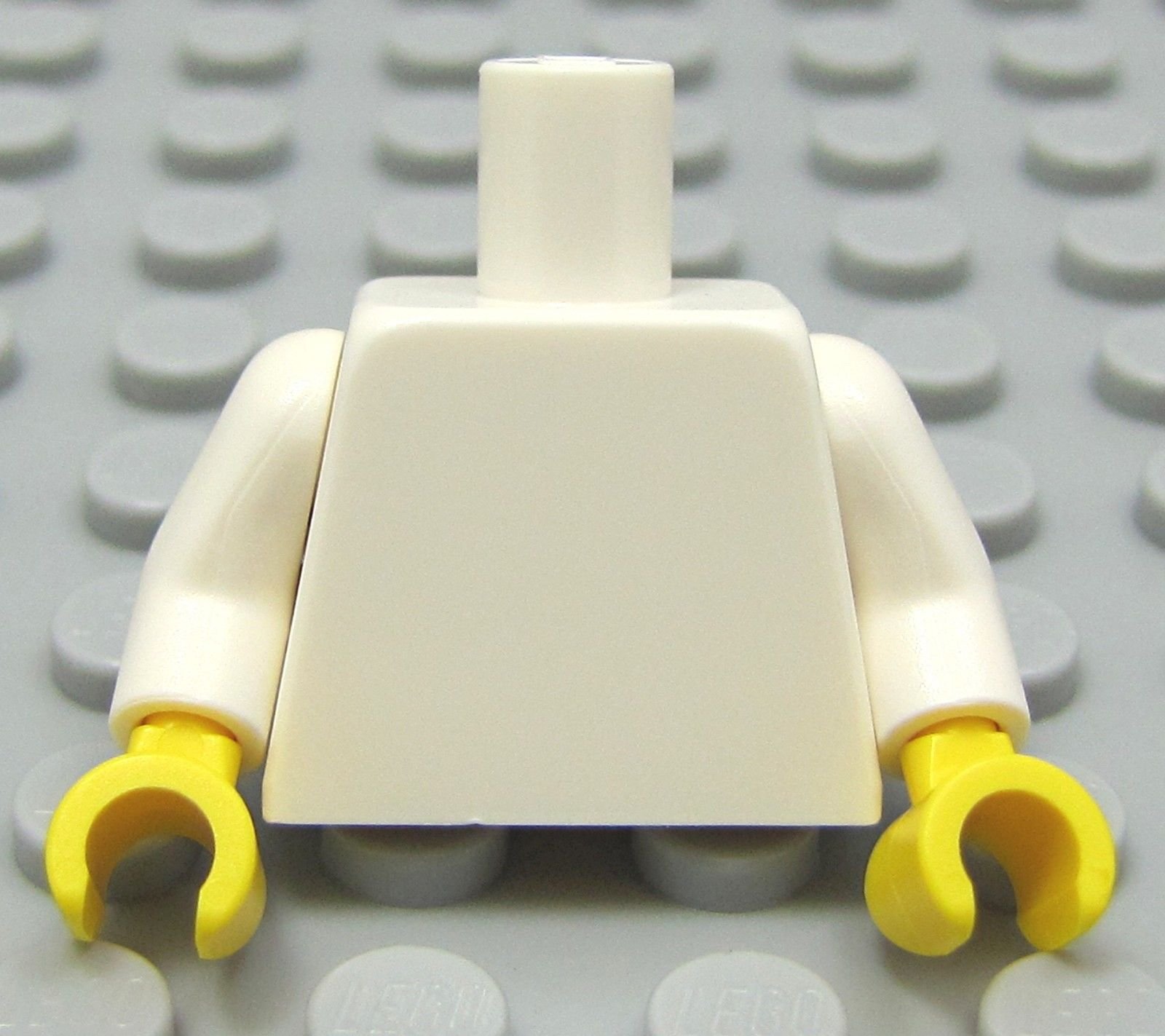 Buy Lego Girl Boy Minifig Plain White Torso Blank Body Upper with ...