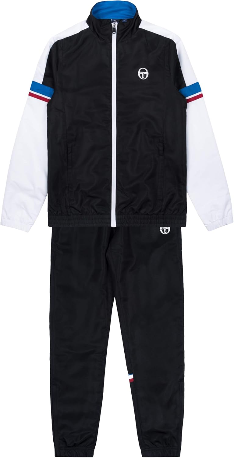 Sergio Tacchini Men Tracksuit Cryo, Size:3XL, Color:Black: Amazon.co.uk ...