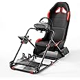 Amazon.com: DIWANGUS Racing Simulator Cockpit with Chair Leather Sim ...