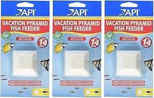 Amazon.com : (3 Pack) API 14-Day Pyramid Fish Feeders : Pet Supplies