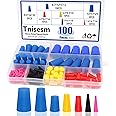 Amazon.com: Tnisesm 100Pcs Silicone Rubber Tapered Plug Assortment Kits ...