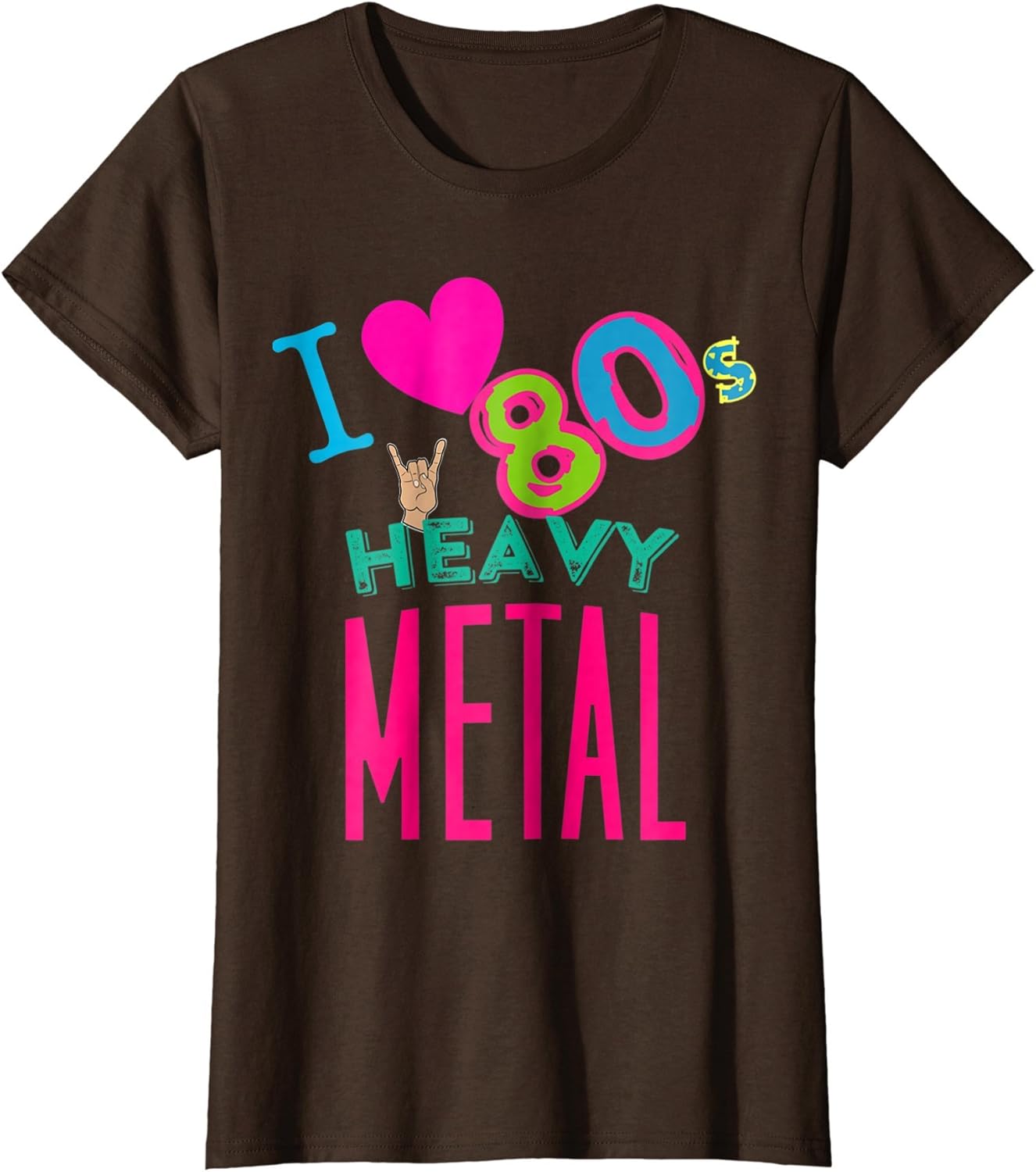 Amazon.com: 80s Music HEAVY METAL Party Concert Tshirt Rocker Costume ...