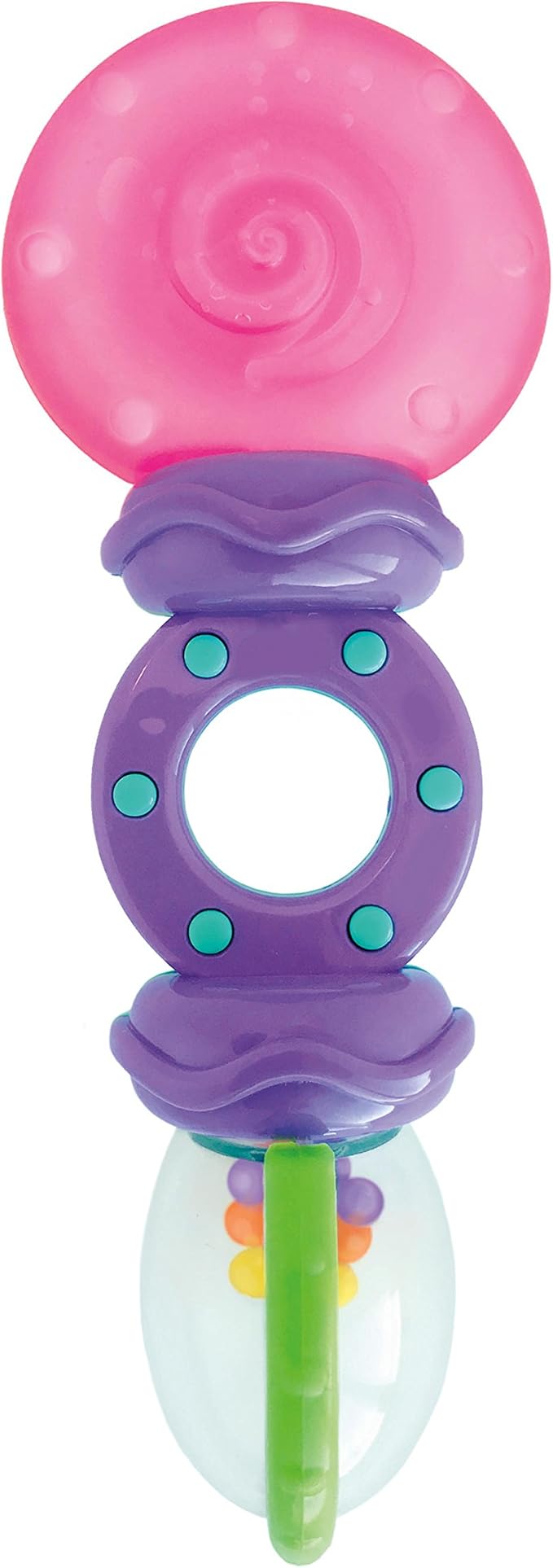 Kids II Bright Starts Pink Rattle and Teethe: Amazon.co.uk: Baby