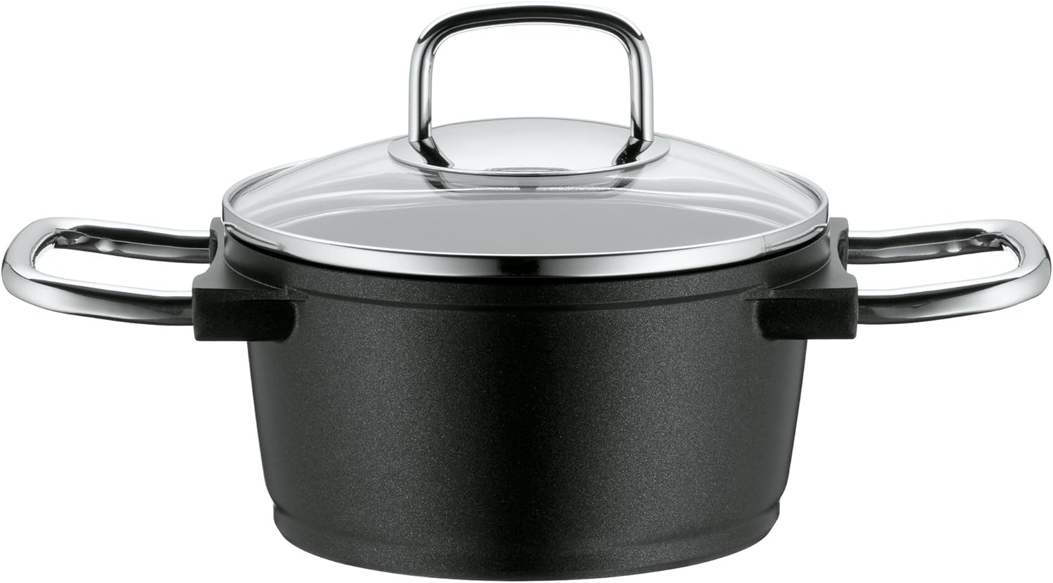 WMF cookware Ø 16 cm approx. 1,3l Bueno Induction pouring rim glass lid ...