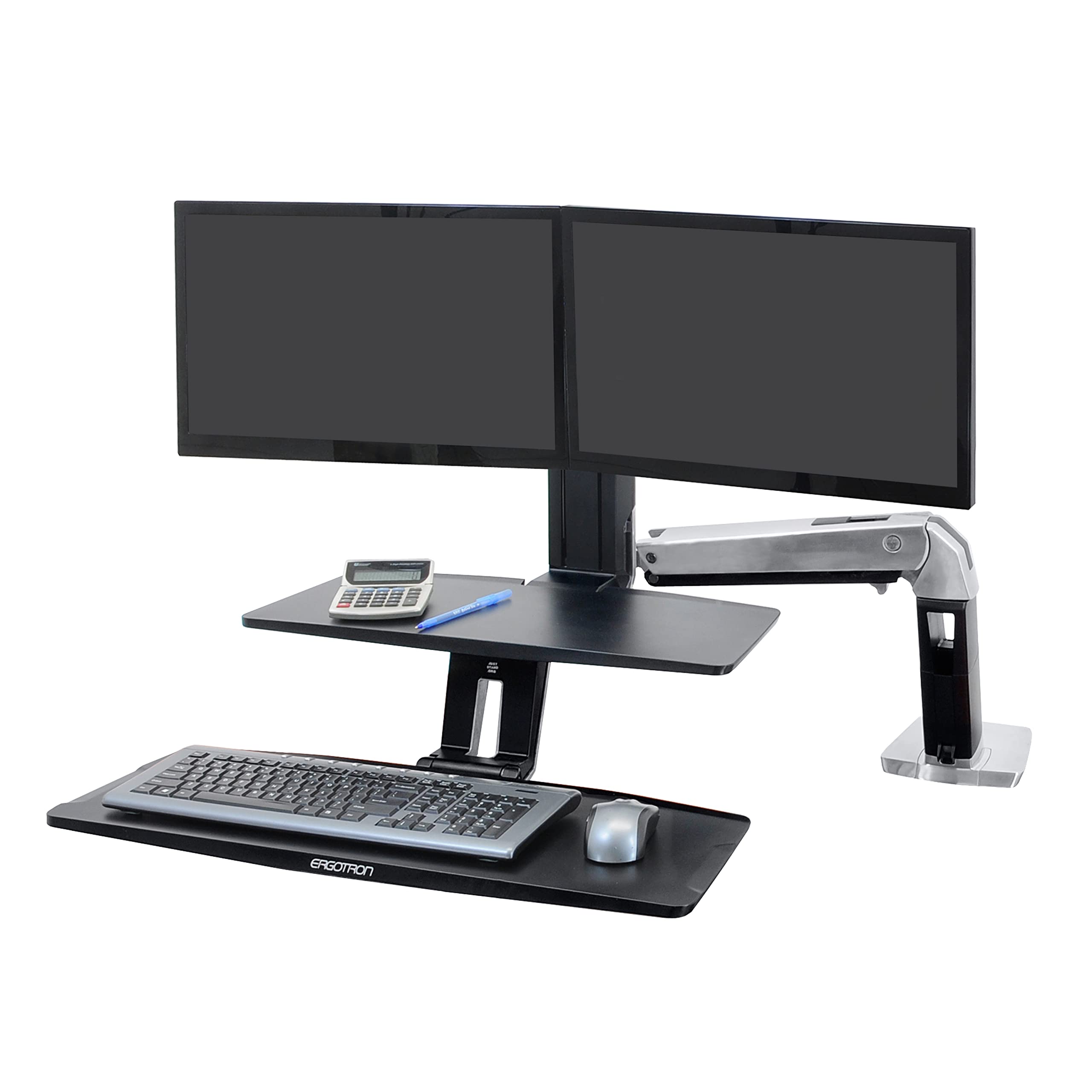 Mua Ergotron – WorkFit-A Dual Monitor Standing Desk Converter, Sit ...