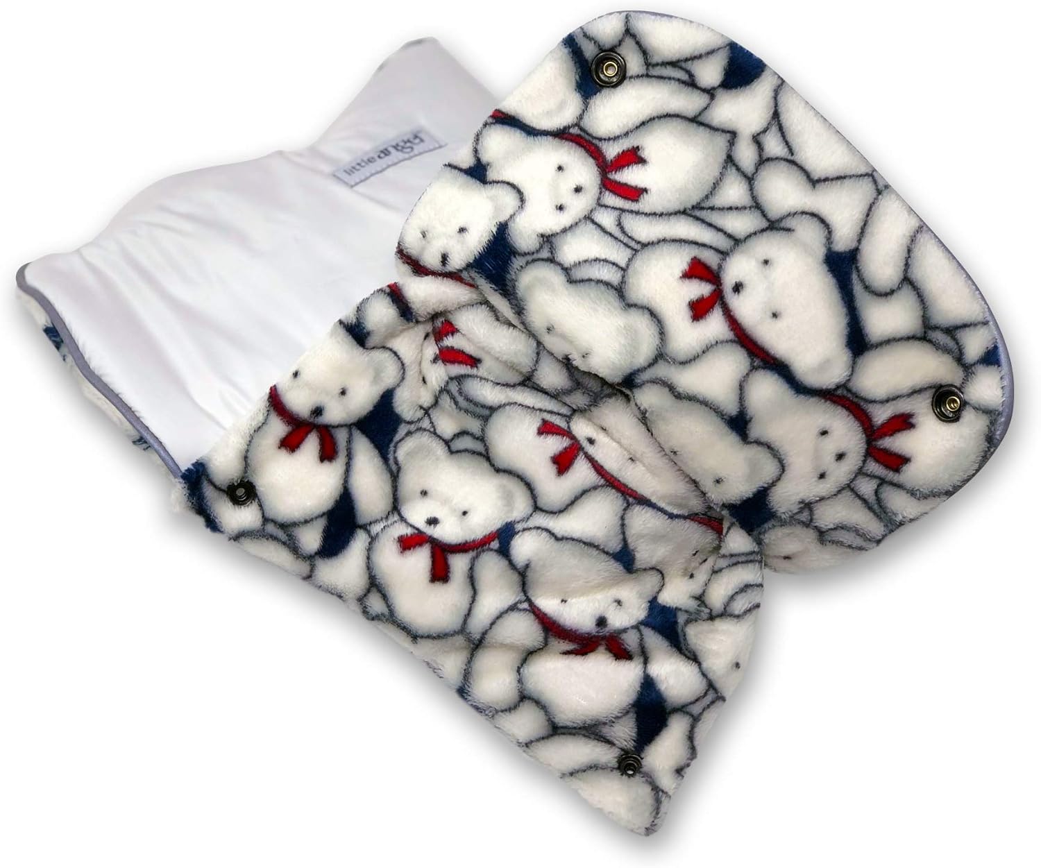 Little Angel Universal Pram and Pushchair Gloves – Cream/Bears – BigaMart