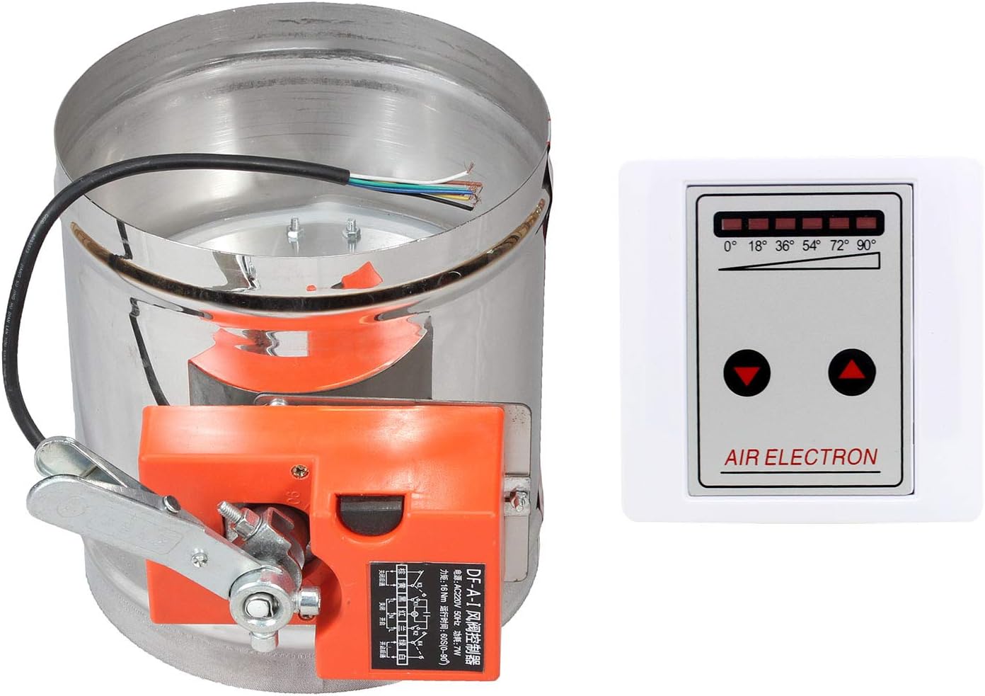 Motorized Damper Manual 220v 16NM motorised air Vent Volume Control ...