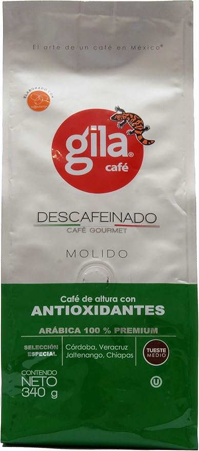 Café Gila, Descafeinado Gourmet, 340 gramos: Amazon.com.mx: Alimentos y ...