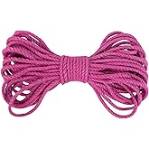 Amazon.com: LEREATI 5mm Jute Twine String, Natural Jute Rope Thick ...