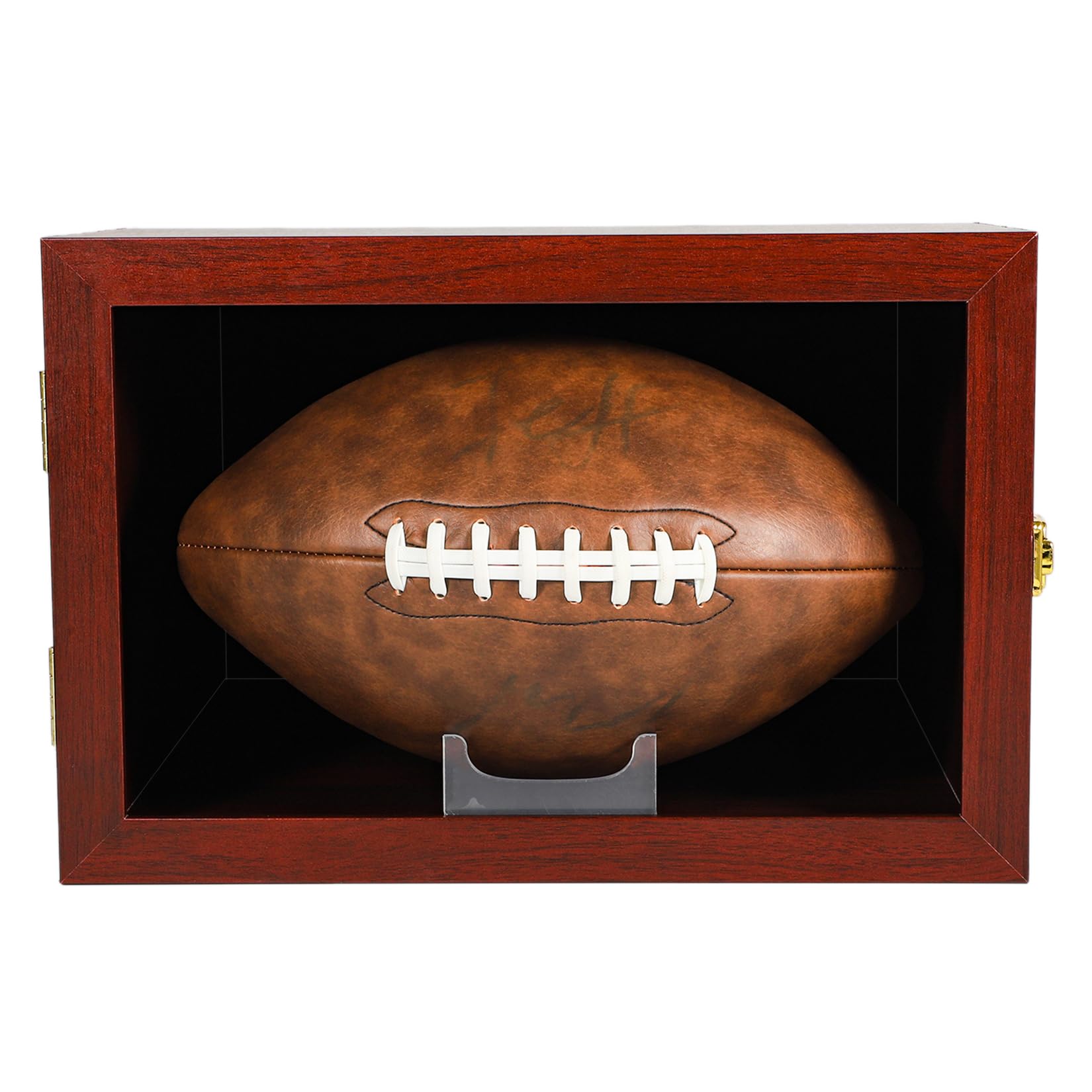 Medikaison Football Display Case Wall Mount Lockable Clear View Full ...
