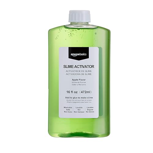 Amazon Basics Slime Activator Borax Solution, Apple Scent, 16 fl oz ...
