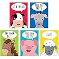 Amazon.com : Creative Teaching Press Farm Friends Inspire U 5-Poster ...
