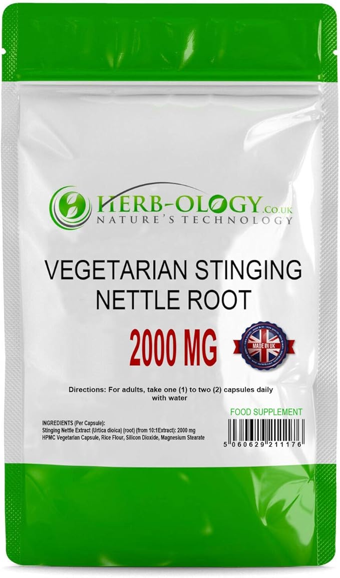 Stinging Nettle Root (10:1 Extract) 2000 mg | for Respiratory, Urinary ...