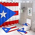Amazon.com: WUXEKZO Extra Long Shower Curtain for Bathroom Showers and ...