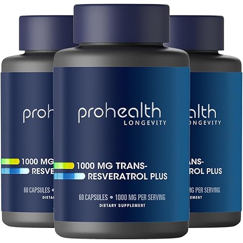 ProHealth Trans Resveratrol Plus 1000mg. Worlds Most Researched Trans ...