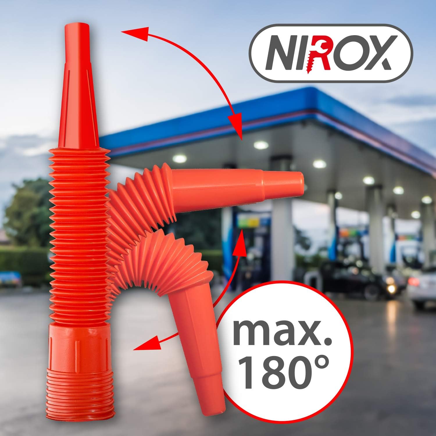 Nirox Universal Funnel 1.2 litres – Petrol filling Funnel with high ...
