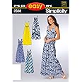 Amazon.com: Simplicity Sewing Pattern 2638 It's So Easy Misses Dresses ...