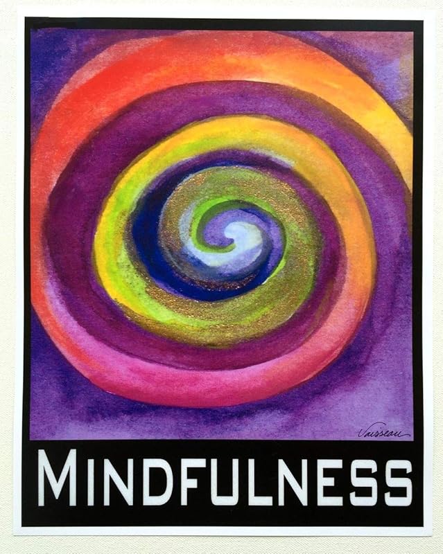 Amazon.com: Mindfulness 11x14 Yoga Meditation poster - Heartful Art by ...