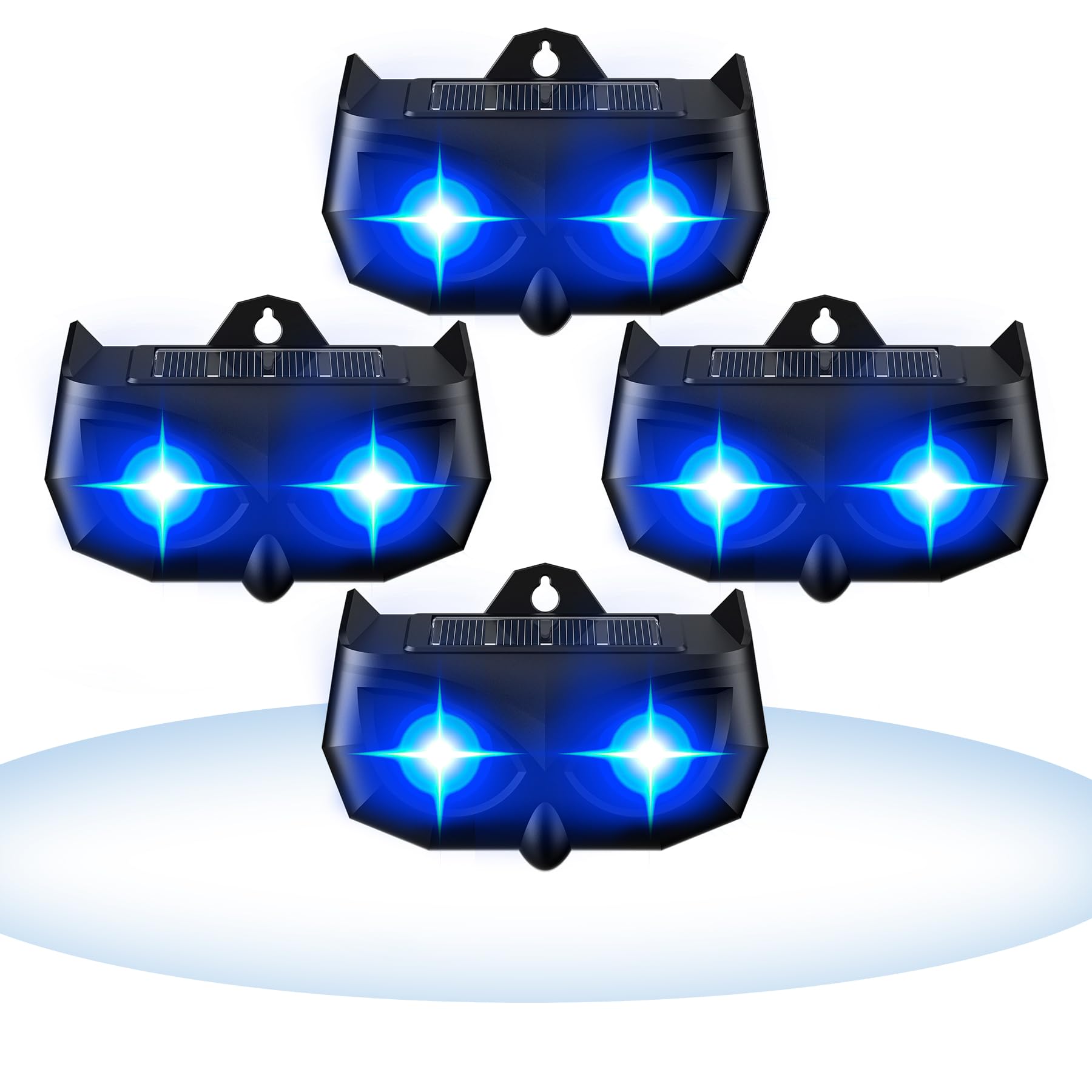 X-PEST Solar Nocturnal Animal Repeller with Flashing Light, Effective ...