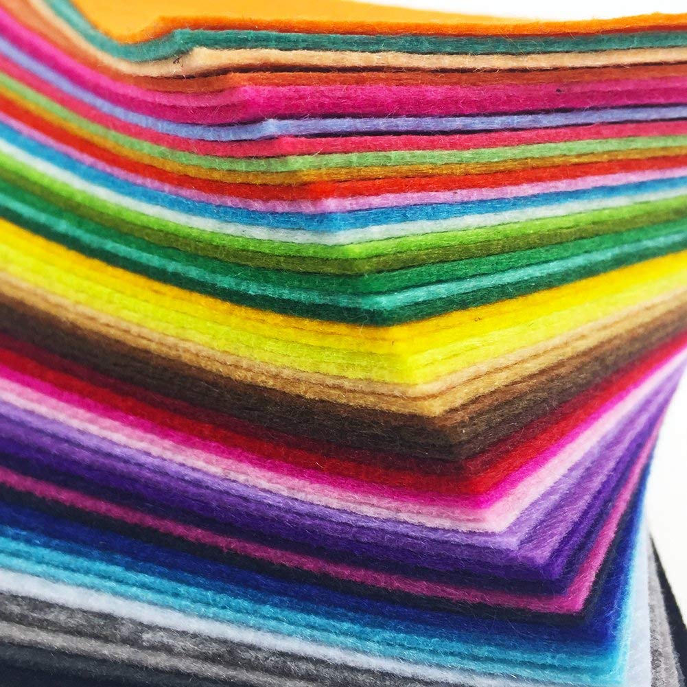 Attività creative TATAFUN Feltro Colorato Feltro in Fogli 40 Colori 20* ...