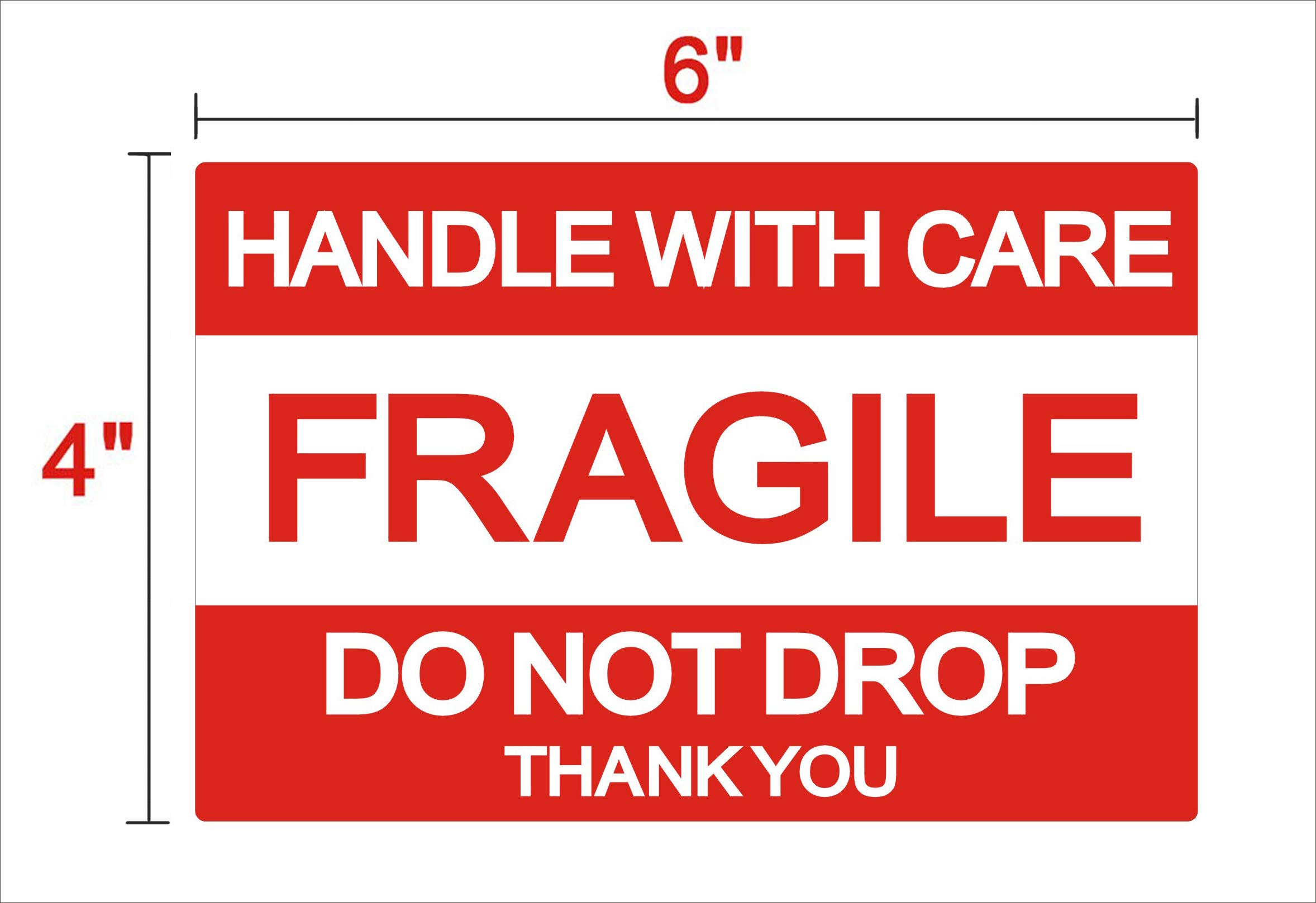 Mua 4'' x 6'' Fragile Stickers, Fragile - Handle with Care - Do Not ...