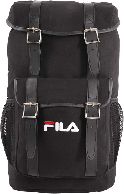 Fila Rucksack Backpack, Black, 19 in: Amazon.co.uk: Clothing