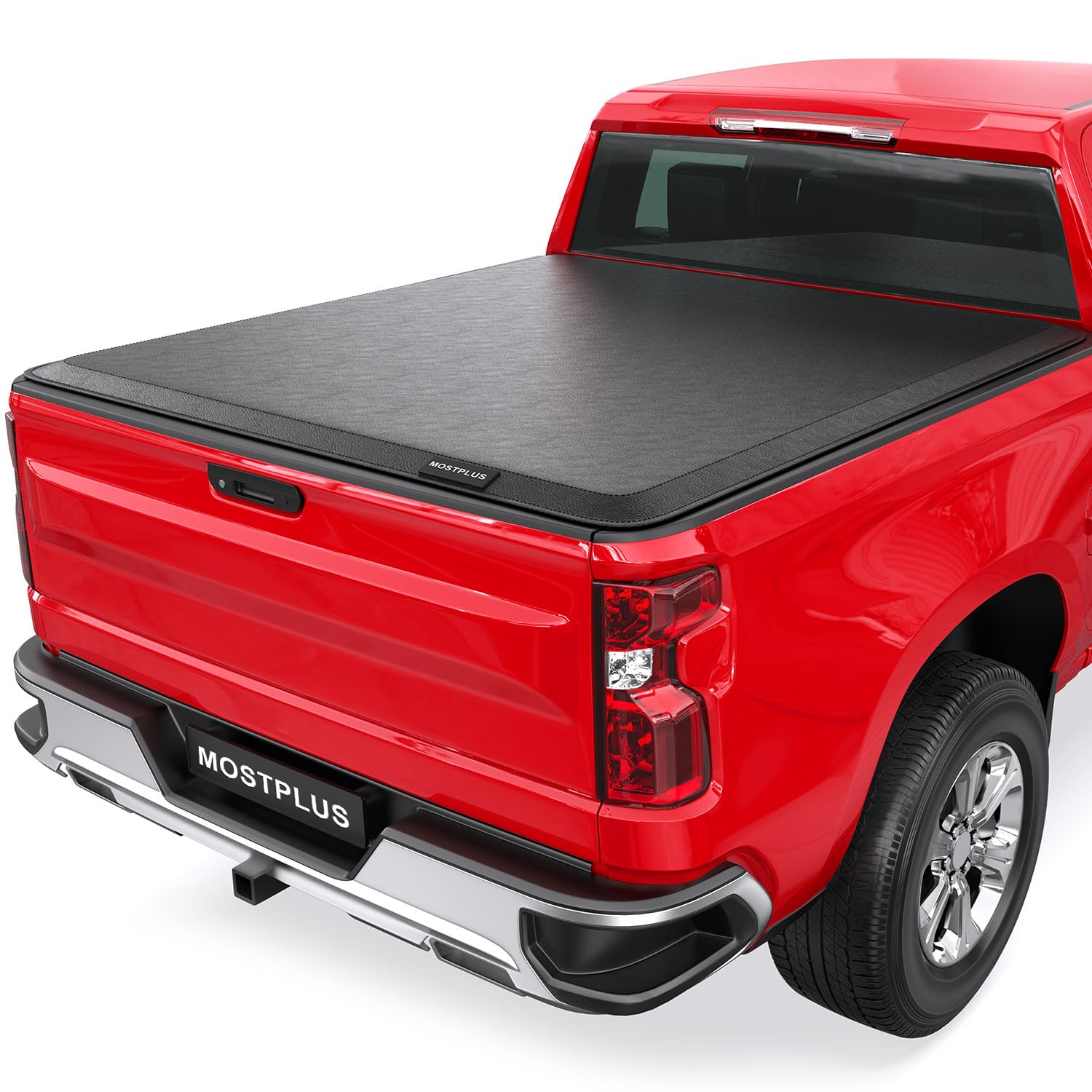 MOSTPLUS Roll-Up Soft Vinyl Truck Bed Tonneau Cover Compatible with ...