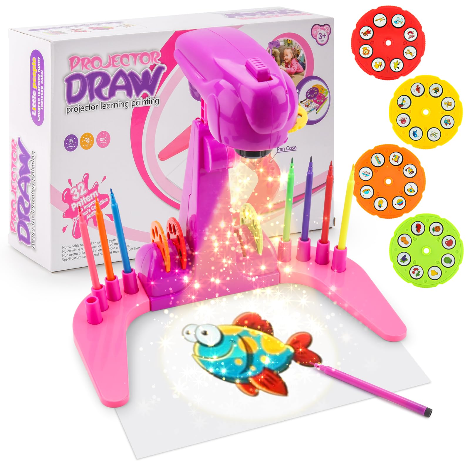 Mua WEYUSUENLI Kids Drawing Projector, Tracing and Drawing Projector ...