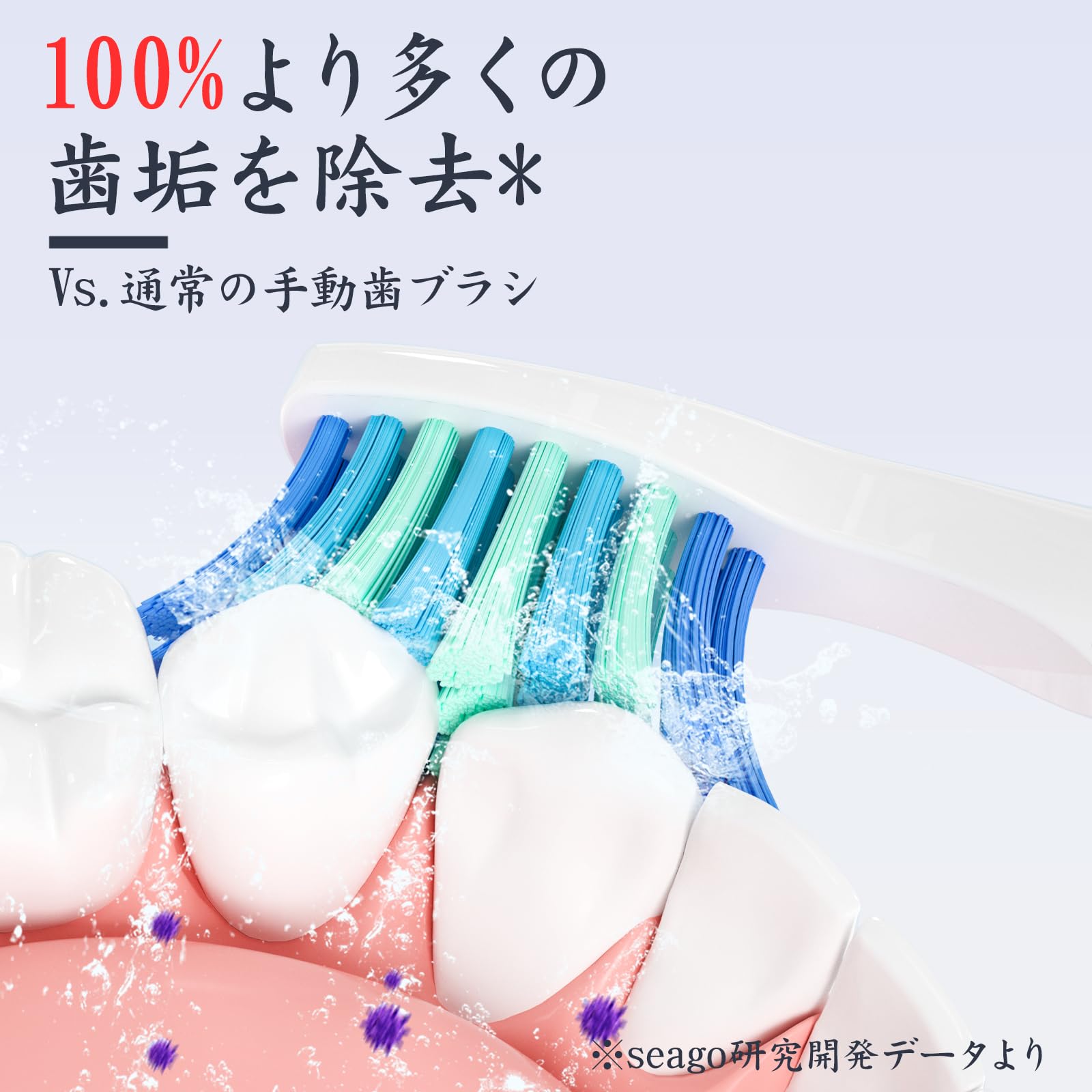 Mua SEAGO Electric Toothbrush, Sonic Toothbrush Replacement Brush, 8 ...