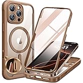 Amazon.com: Miracase Magnetic for iPhone 16 Pro Case Full-Body Phone with Built-in Glass Screen ...