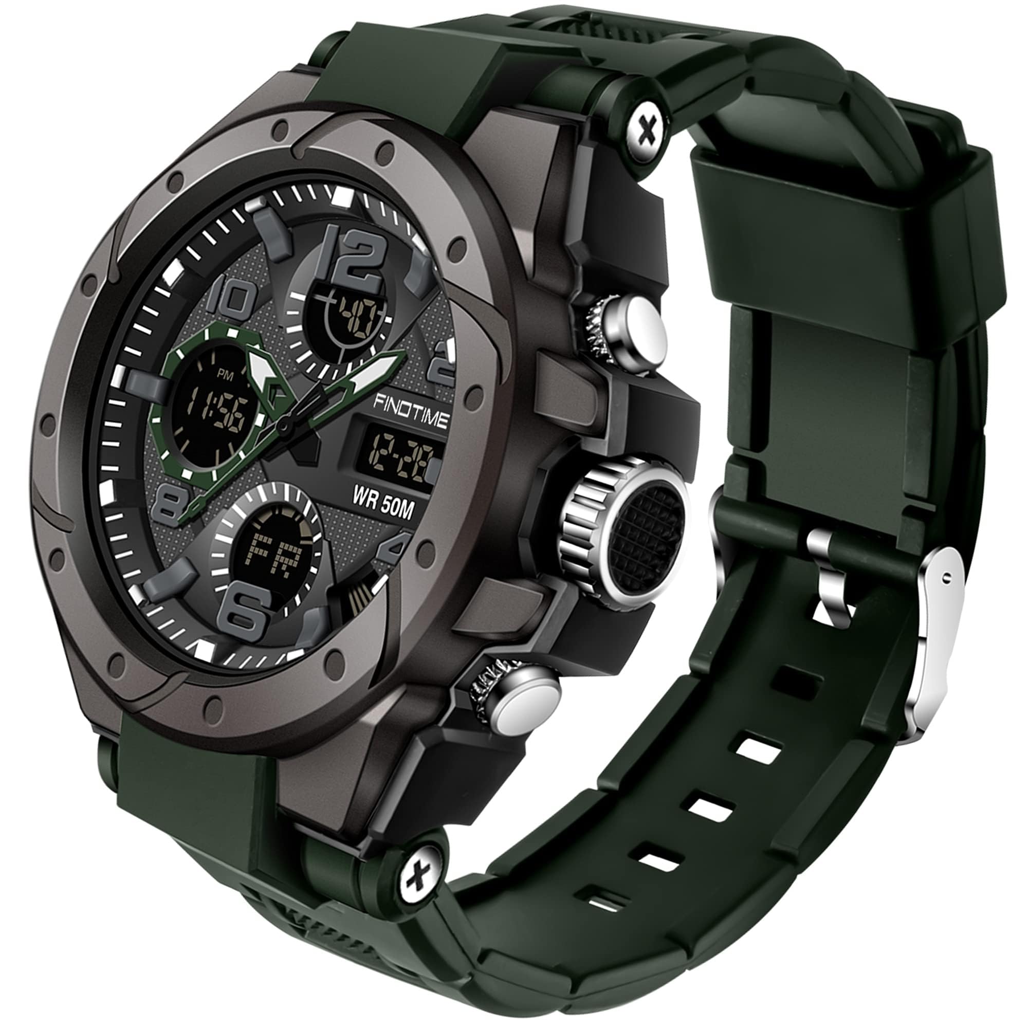 Mua findtime Military Watches for Men Reloj para Hombre Deportivo Mens ...