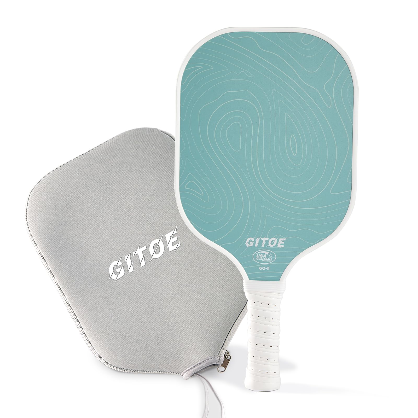 GITOE Pickle Ball Paddle, Carbon Fiber Pickleball Paddle USAPA Approved ...