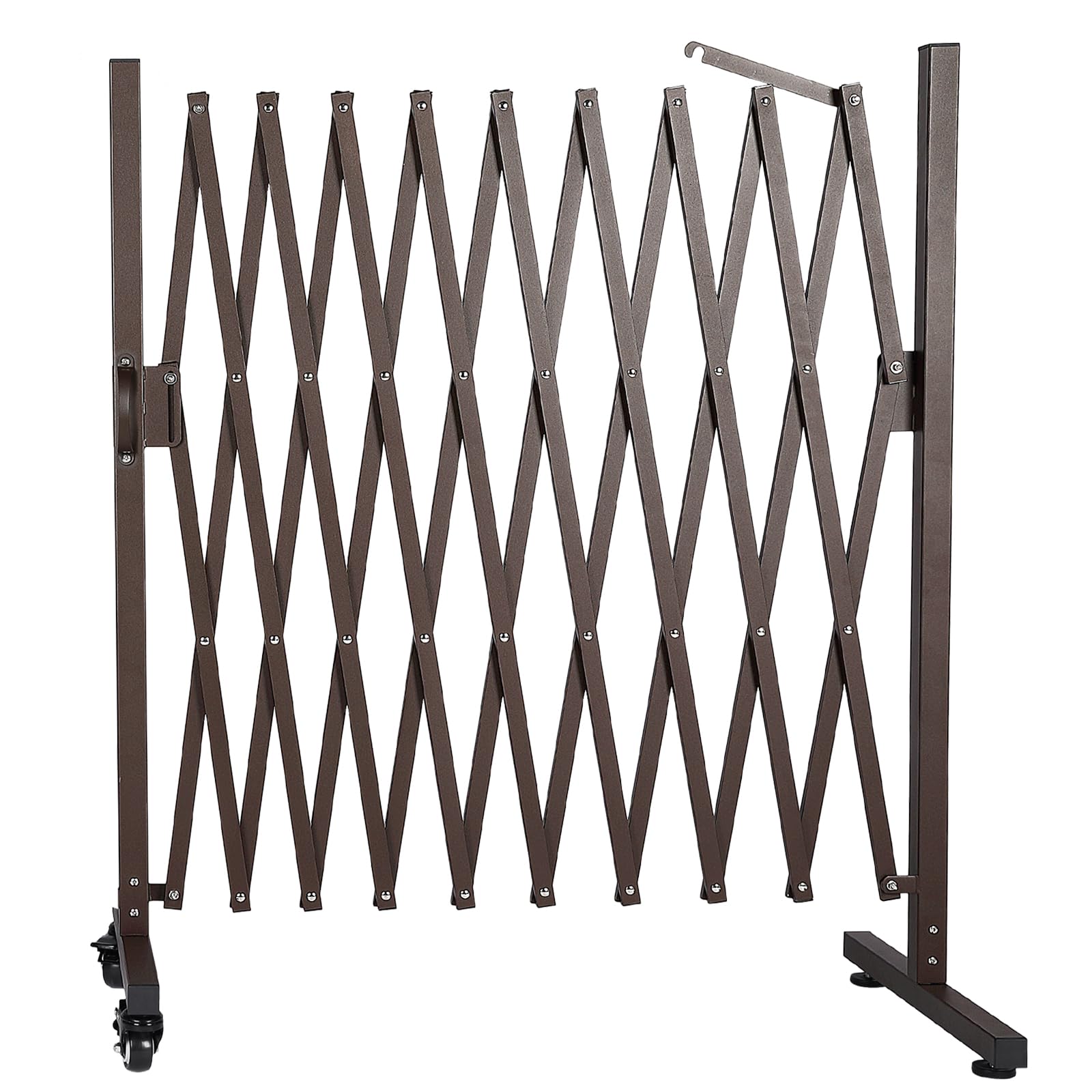 23ft Folding Safety Barrier Fence 23ft Expandable Metal Barricade Gate ...