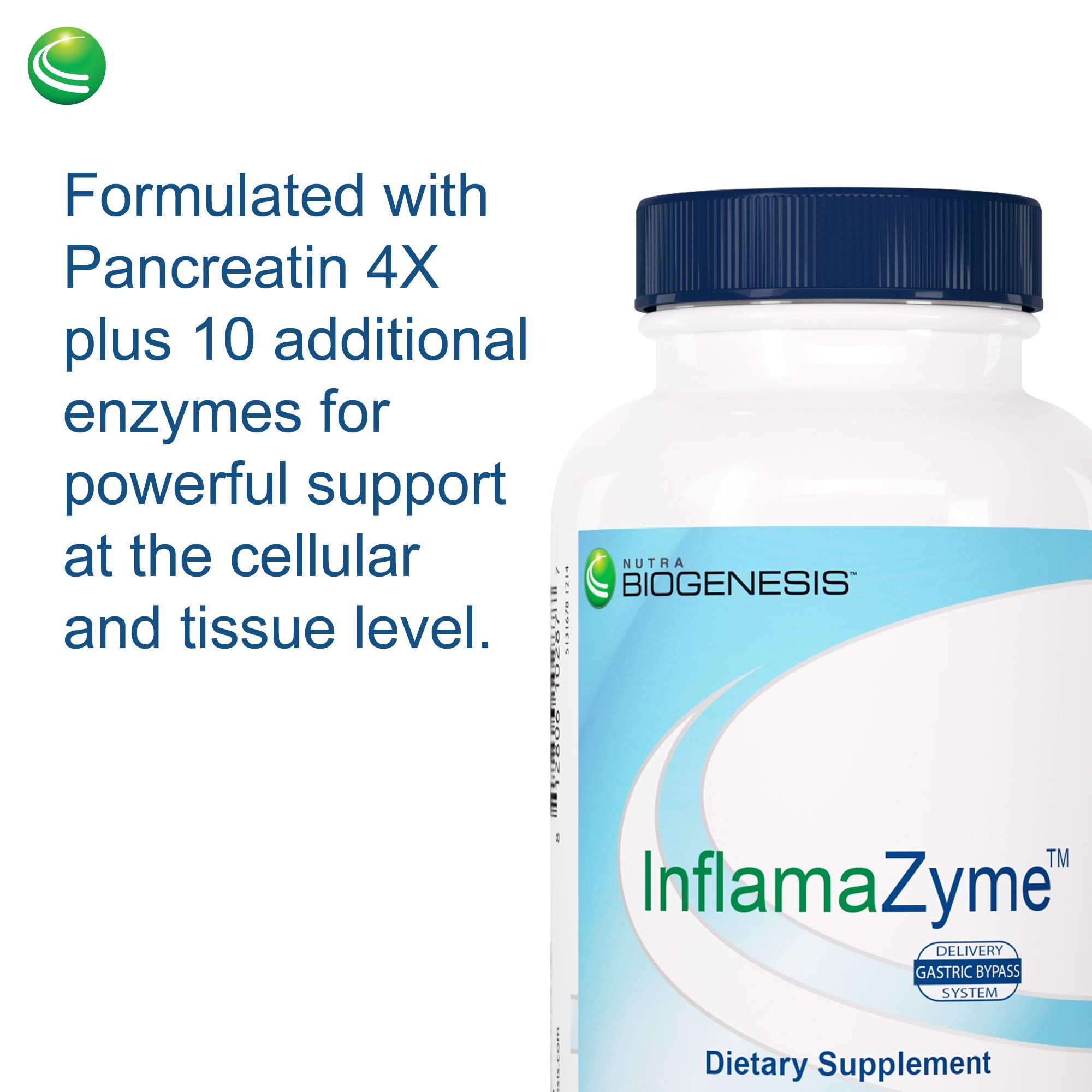 Mua Nutra BioGenesis - InflamaZyme - Pancreatin, Nattokinase and ...