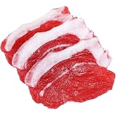 Amazon.com: DOITOOL 2PCS Play Food, Artificial Fake Steak, Prop Food ...