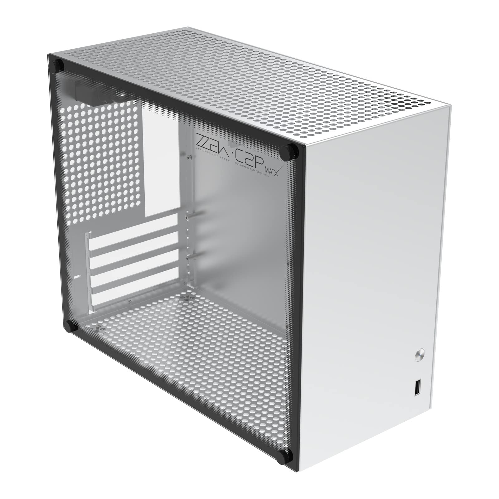 Mua ZZEW Micro ATX Case C2P, Mini-Tower ATX/ITX/DTX Case, Aluminum Gaming MATX PC Case with ...