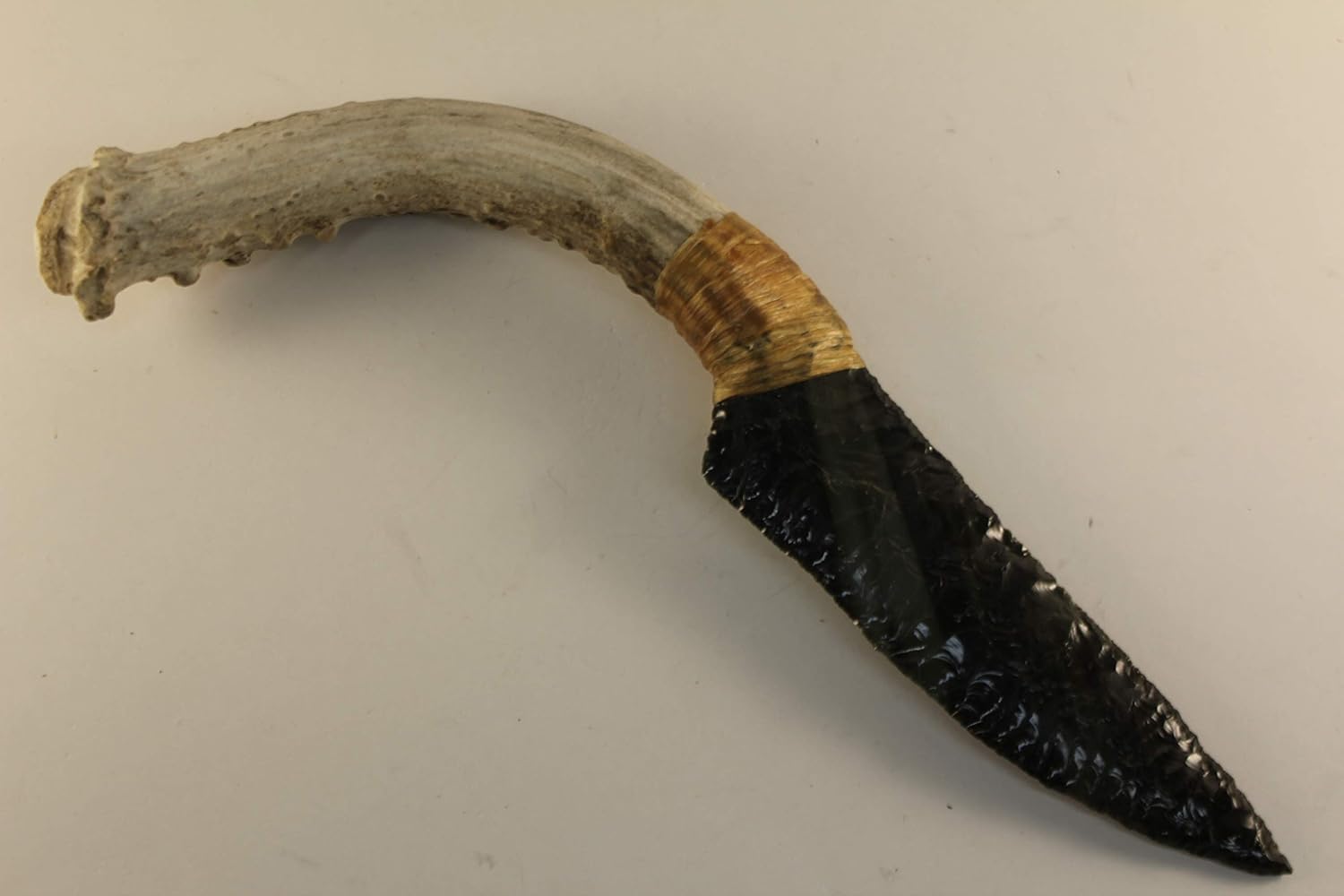 Amazon.com: Burns Green Obsidian Flint Knapped/Knapping Pressure Flaked ...