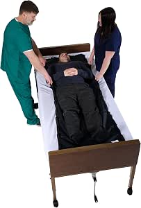 Reusable Flat Slide Sheet with Handles for Patient Transfers, Turning ...
