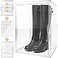 Amazon.com: Shoe Boxes Large Clear Stackable Boot Boxes with Magnetic ...