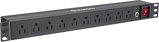 Steren MOR-015 Tira Multicontacto Horiz. para Rack, 19": Amazon.com.mx ...