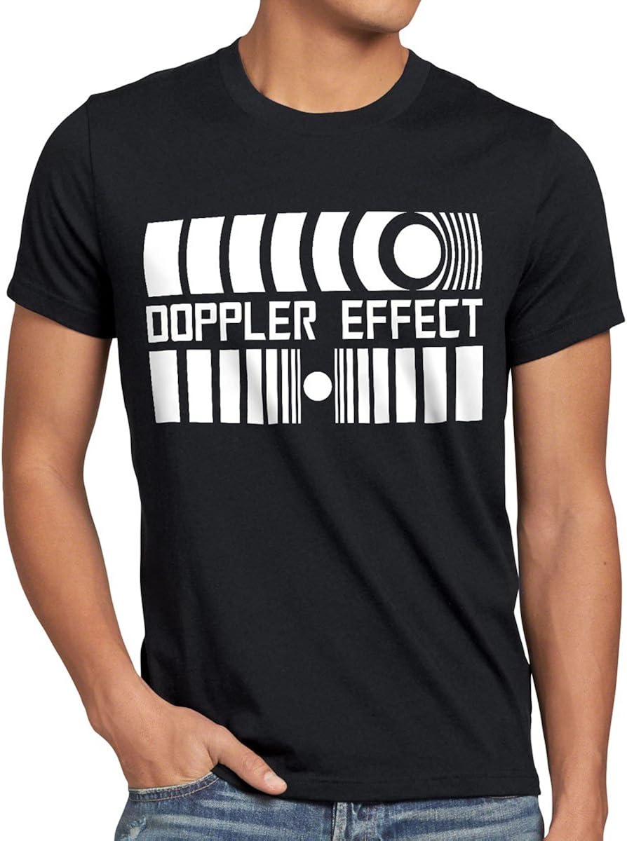 style3 Two Doppler Effects Herren T-Shirt: Amazon.de: Bekleidung