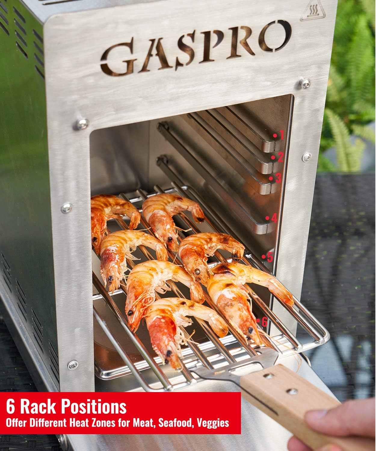 Review GASPRO 1500℉ Quick Cooking Propane Infrared Steak Grill with ...