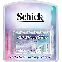 Amazon.com: Schick Silk Effects Plus Razor Refill, 5-Count (Pack of 2 ...