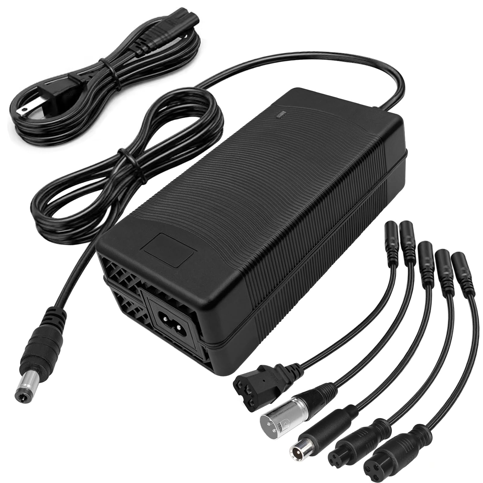 54.6V 3A Fast Charger (6 Plugs) Universal for 48V Lithium Battery 13S ...