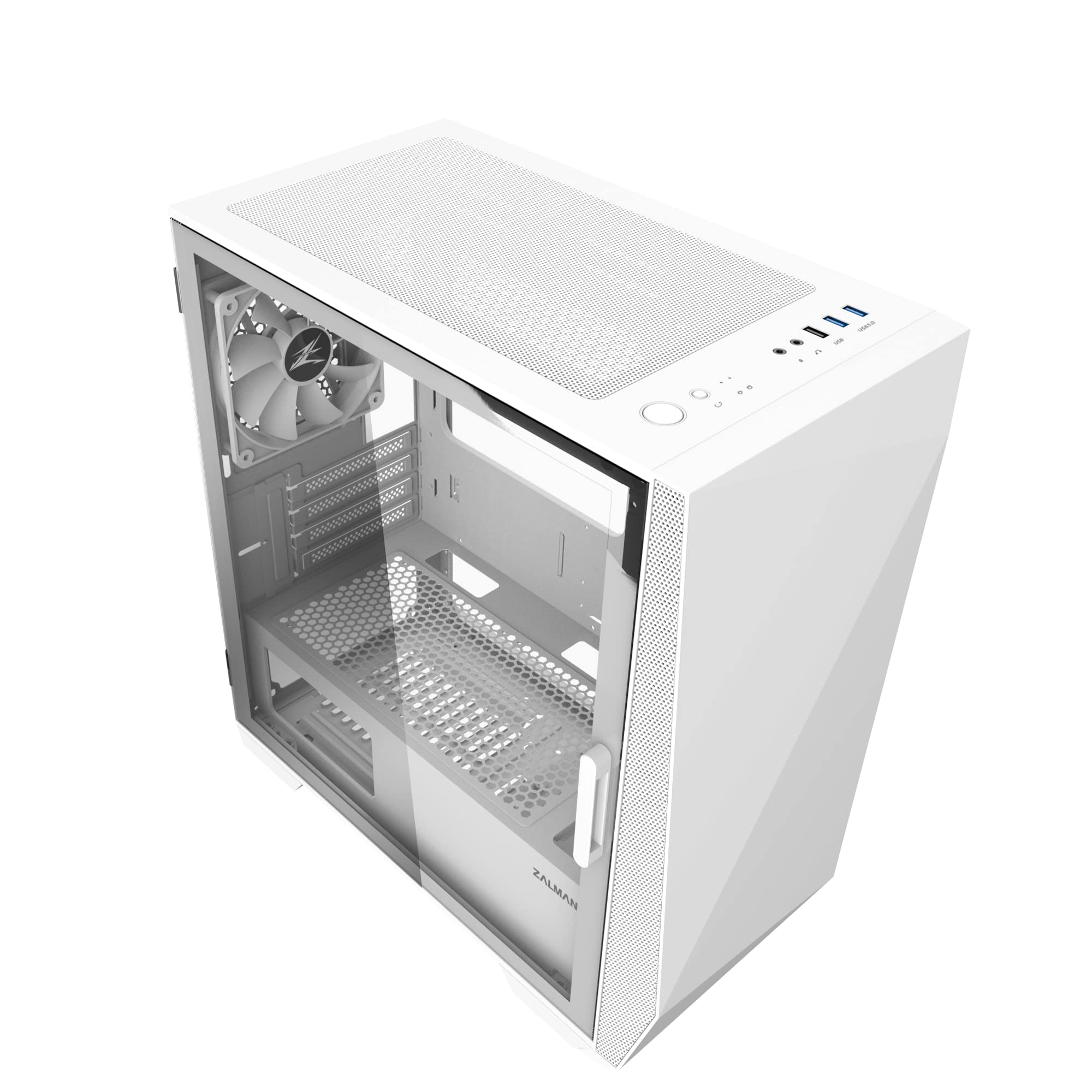 Mua ZALMAN Z1 Iceberg White Mini Tower PC Case, Polygonal Design, White ...