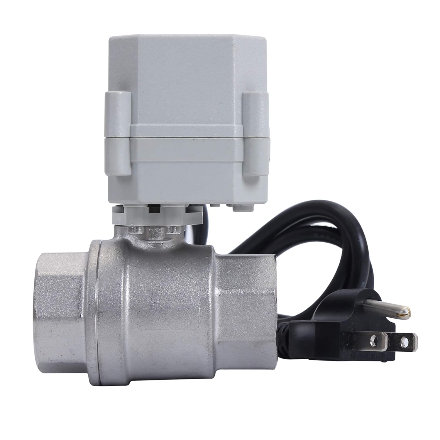 BOKYWOX NPT 1/2 AC 110-230V Motorized Ball Valve CR3-03 Electrical Ball ...